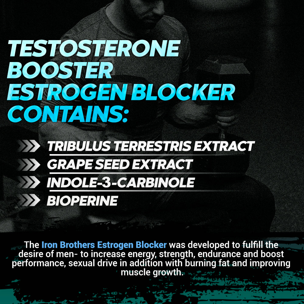 Estrogen Blocker with Testosterone Booster – Iron Brothers Supplements